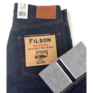 Filson | Jeans | Filson Rail Splitter Selvedge Straight Leg Jeans Mens ...